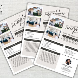 Open House Flyer, Listing Flyer, Open House Invite, Farming Letter ...