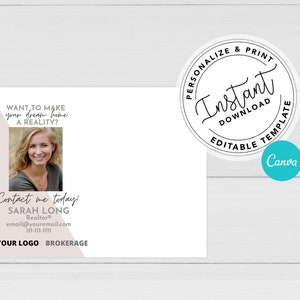 Real Estate Agent Market Statistics, Agent Postcard, Neighborhood ...