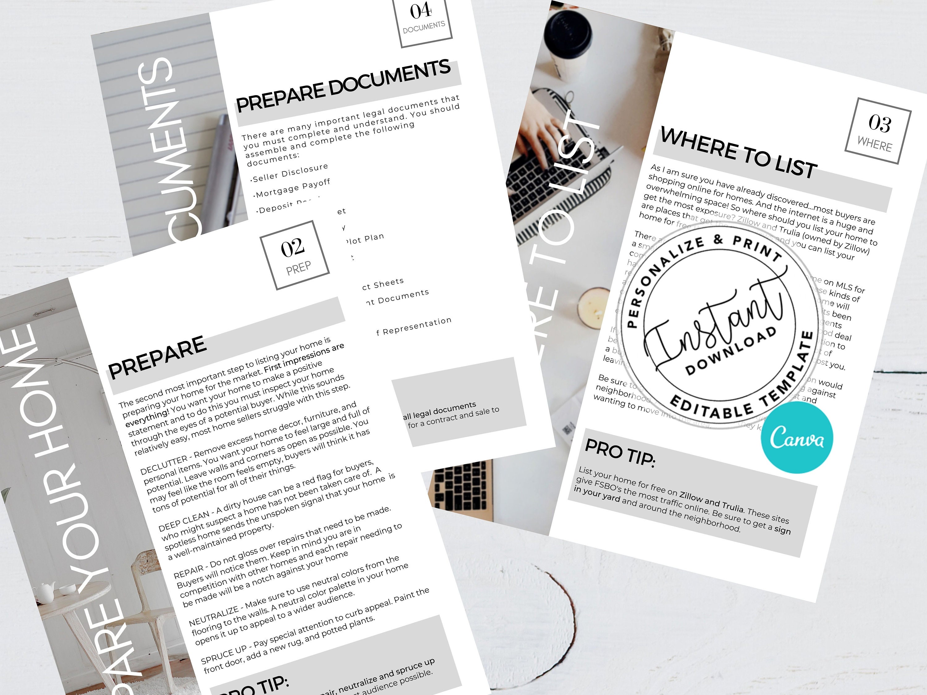 FSBO Guide for Sale by Owner Guide Real Estate Marketing - Etsy