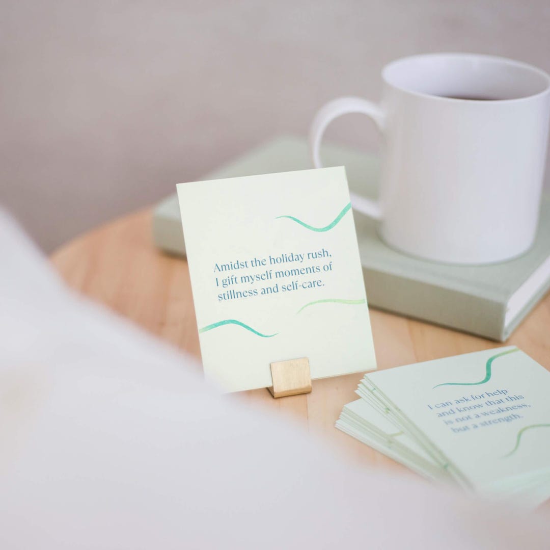 Mindfulness Advent Calendar Cards Kindness & Self Care Affirmations ...