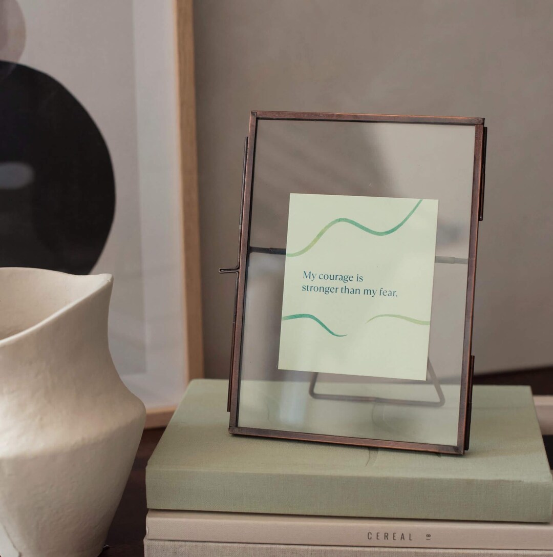 Affirmation Cards With Frame ~ Compassionate Affirmation Gift to ...