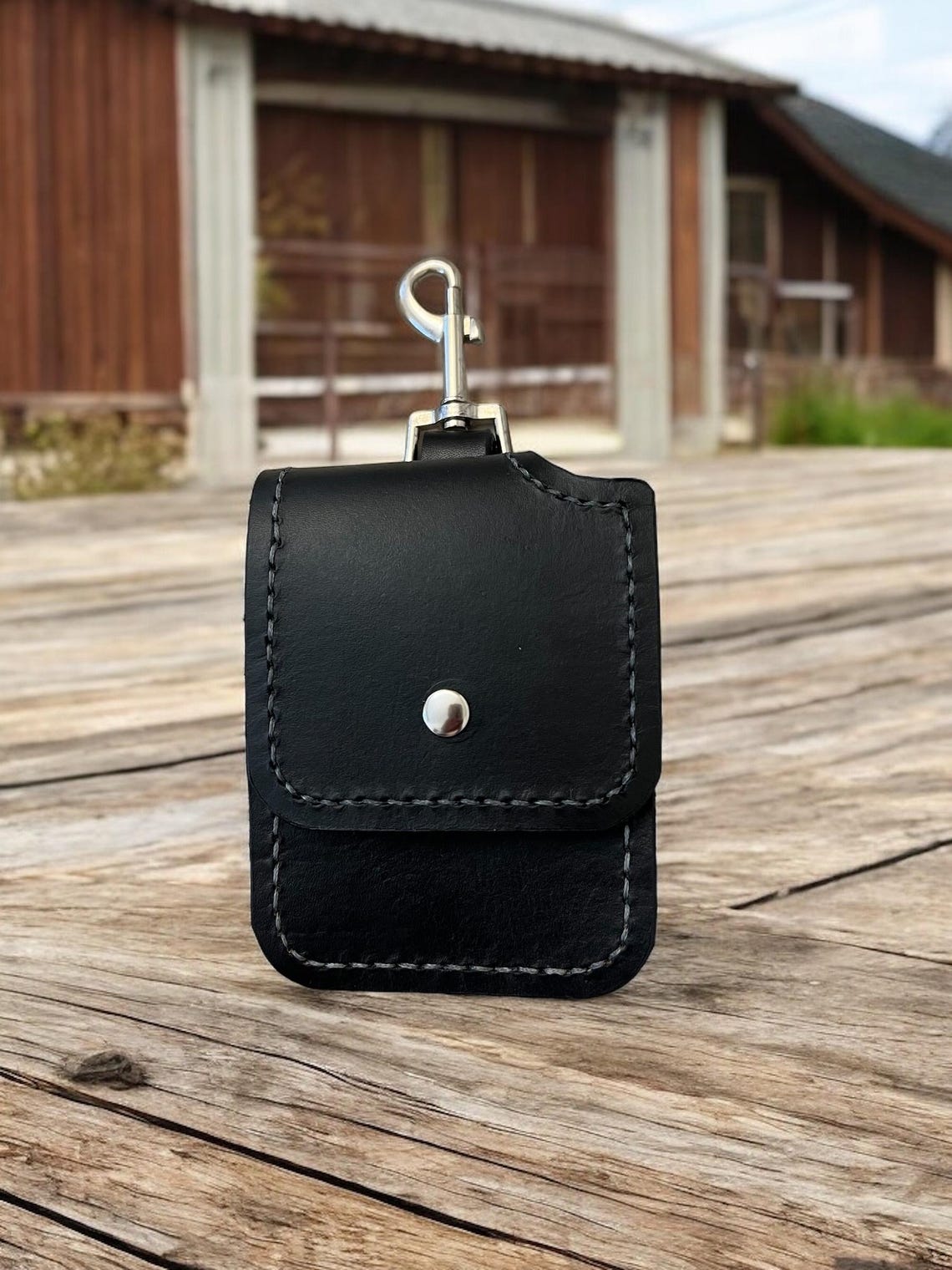 GPS, Garmin Tracker Case, Clip-on, Leather, Black - Etsy