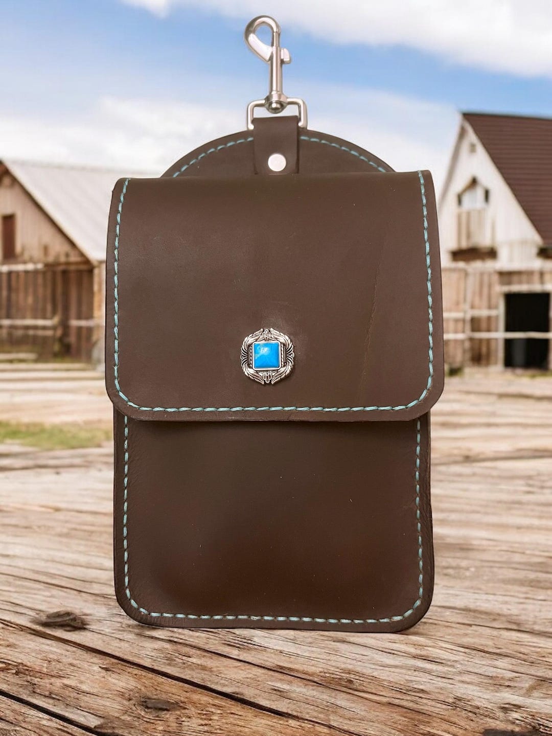 Leather Saddle Bag, Field Trial Bag, Clip-on Saddle Pouch, Large - Etsy ...