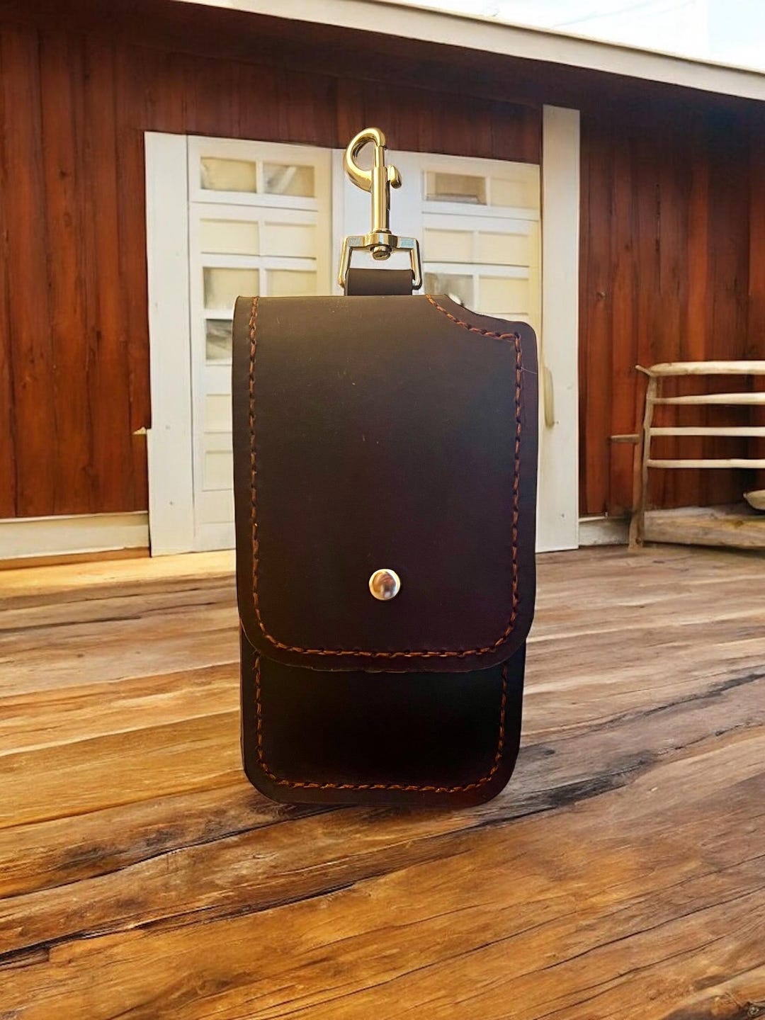 GPS, Garmin Tracker Case, Clip-on, Leather, Dark Brown - Etsy