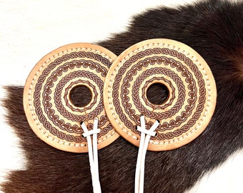 Sunflower Tooled Bit Guards - Etsy