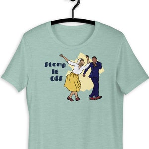 Swing Dance Tshirt Stomp it Off Swing Dance Shirt Lindy | Etsy