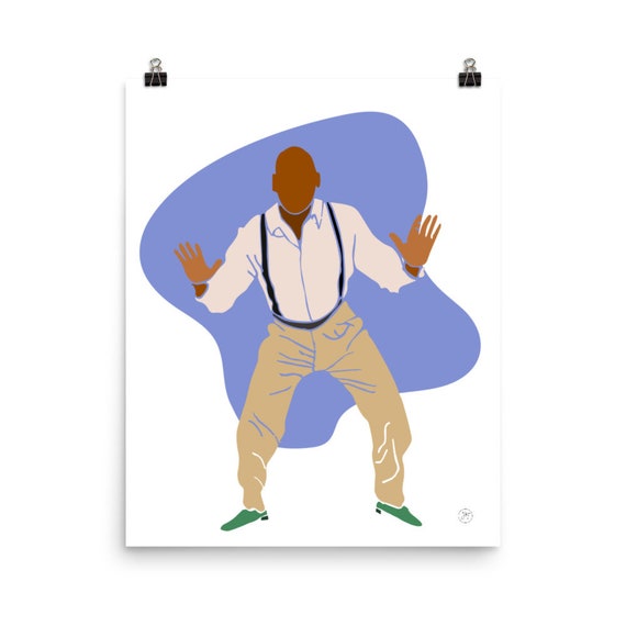 Frankie Manning Illustration Shim Sham Line Dance Swing Dance | Etsy