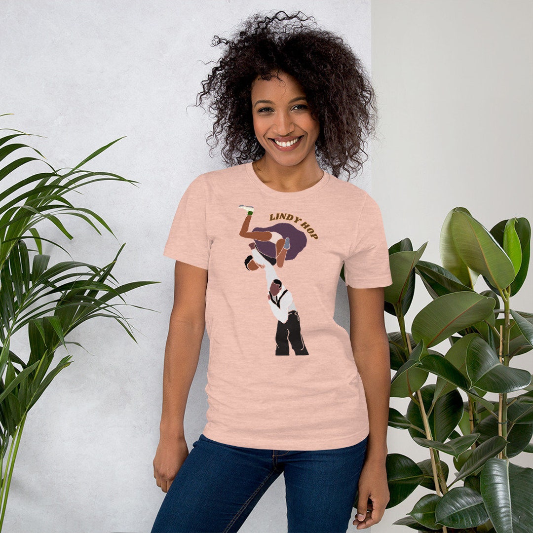 Swing Dance Tshirt | Lindy Hop Tshirt | Colorful Dance Illustration ...