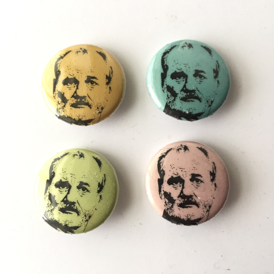 Bill Murray Icon Buttons (pastel Set) - Etsy