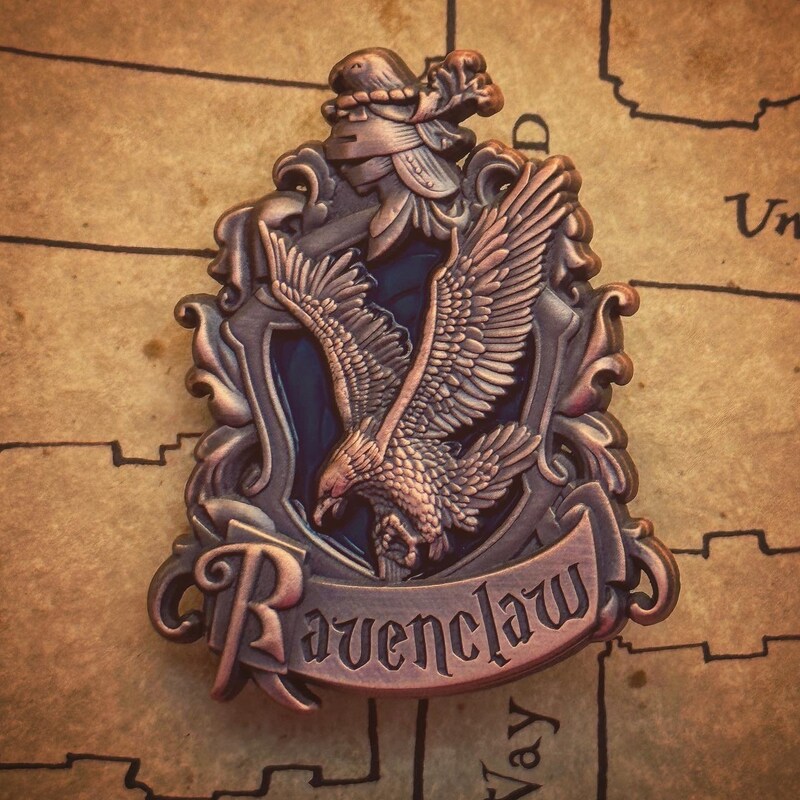 Raven Enamel Pin - Etsy