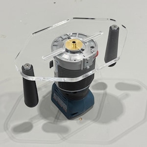 Blank Universal Palm/trim Router Base Plate - Two Handle - Etsy