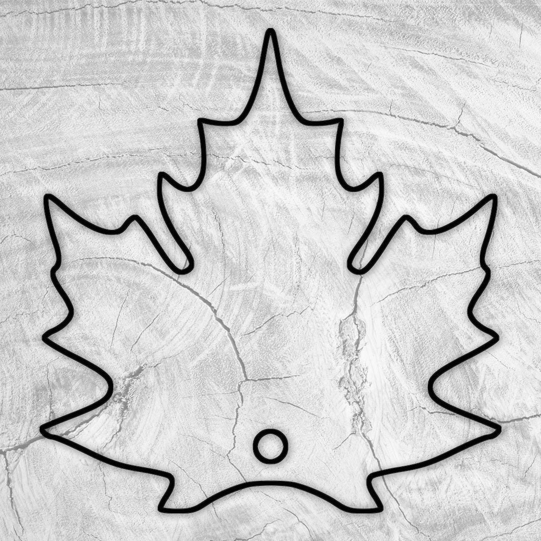 15.75x15 Natural Maple Leaf Serving Board Acrylic Router Template - Etsy