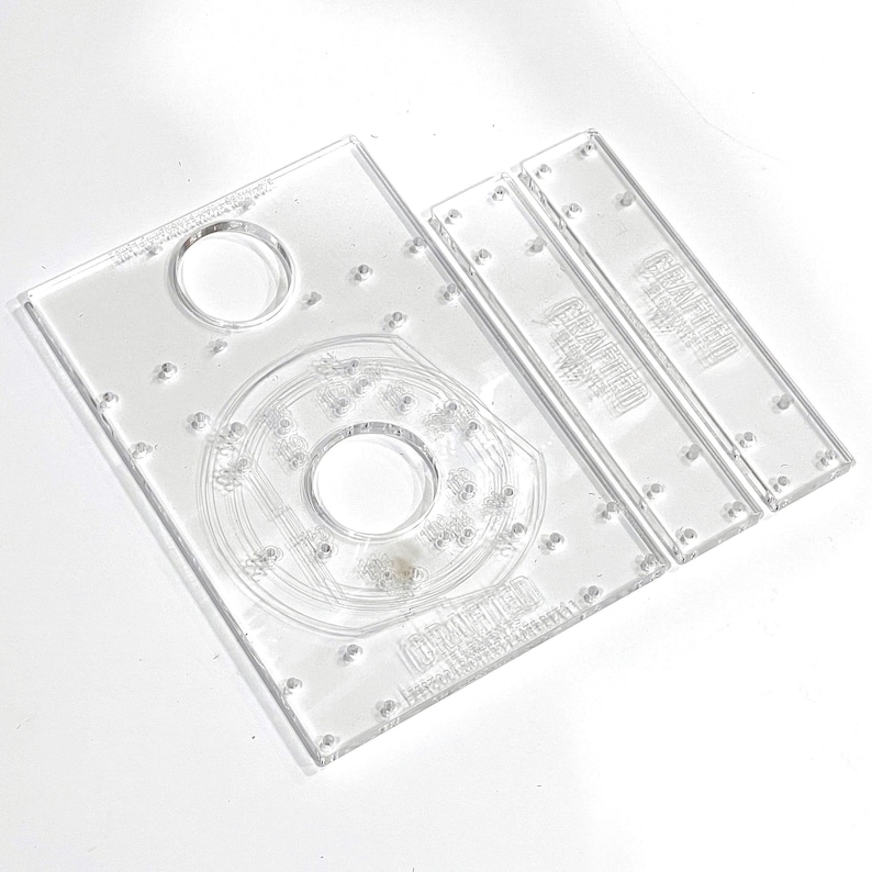 Router Sled Acrylic Router Base & Brackets - Etsy