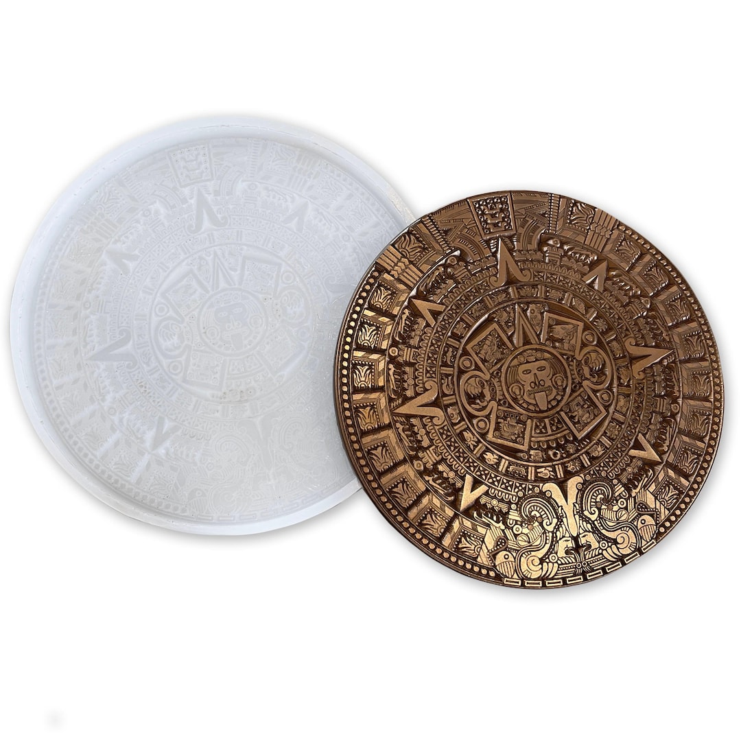 Aztec / Mayan Calendar 13x3/4" - Silicone Mold - Etsy