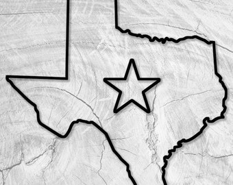 Acrylic Texas Template - Etsy