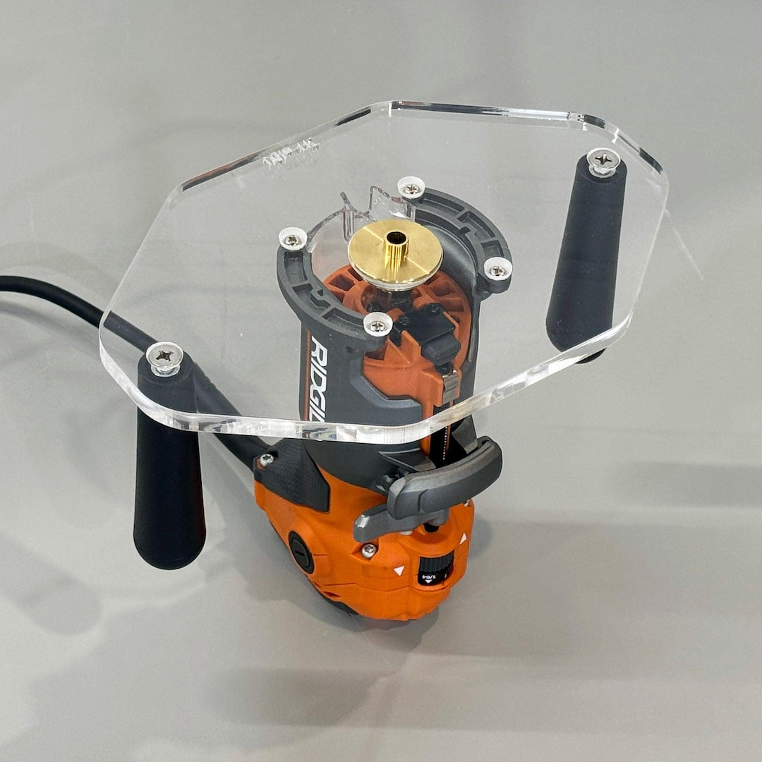 Ridgid R2400/R2401/R24012/R860443B/R860444B Palm/trim Router Base Plate ...