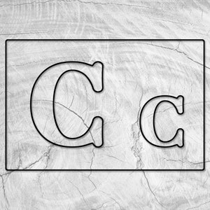 Dual 3 and 5 Letter Acrylic Router Template Alphabet Inlay Template - Etsy