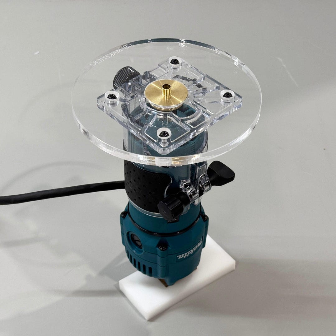 Makita (3709) Palm/trim Router Base Plate - 6" Round - Etsy