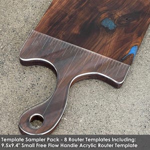Router Templates 8 Pack - Serving Board Handles Acrylic Templates - Etsy