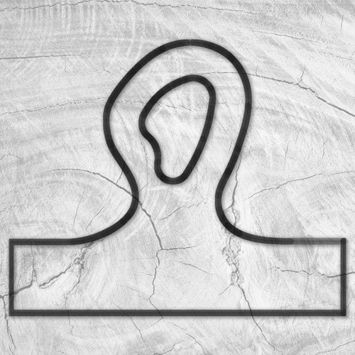 Mermaid Tail Handle Acrylic Router Template - Etsy