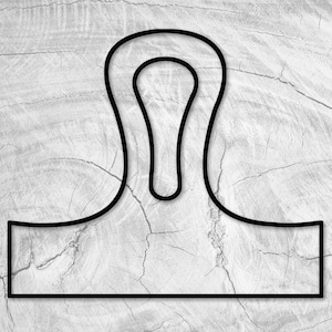 Loop Handle Acrylic Router Template - Etsy