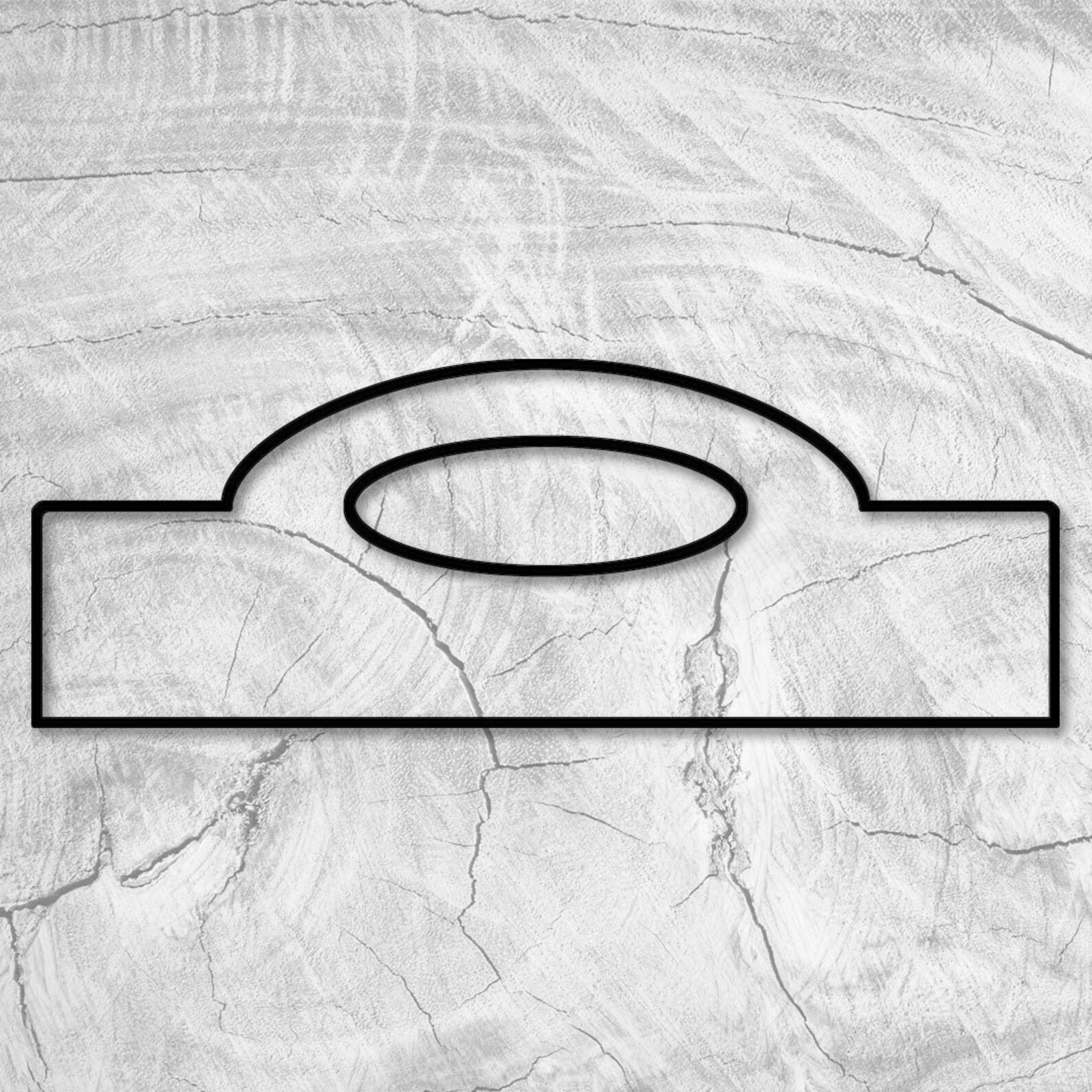 Oval Grip Handle Acrylic Router Template - Etsy