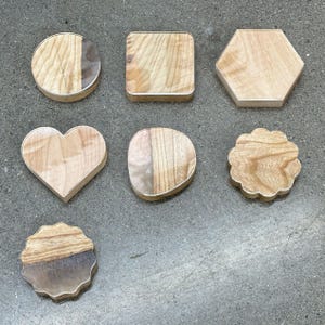 Coaster Acrylic Router Templates Set 7 Shapes - Etsy