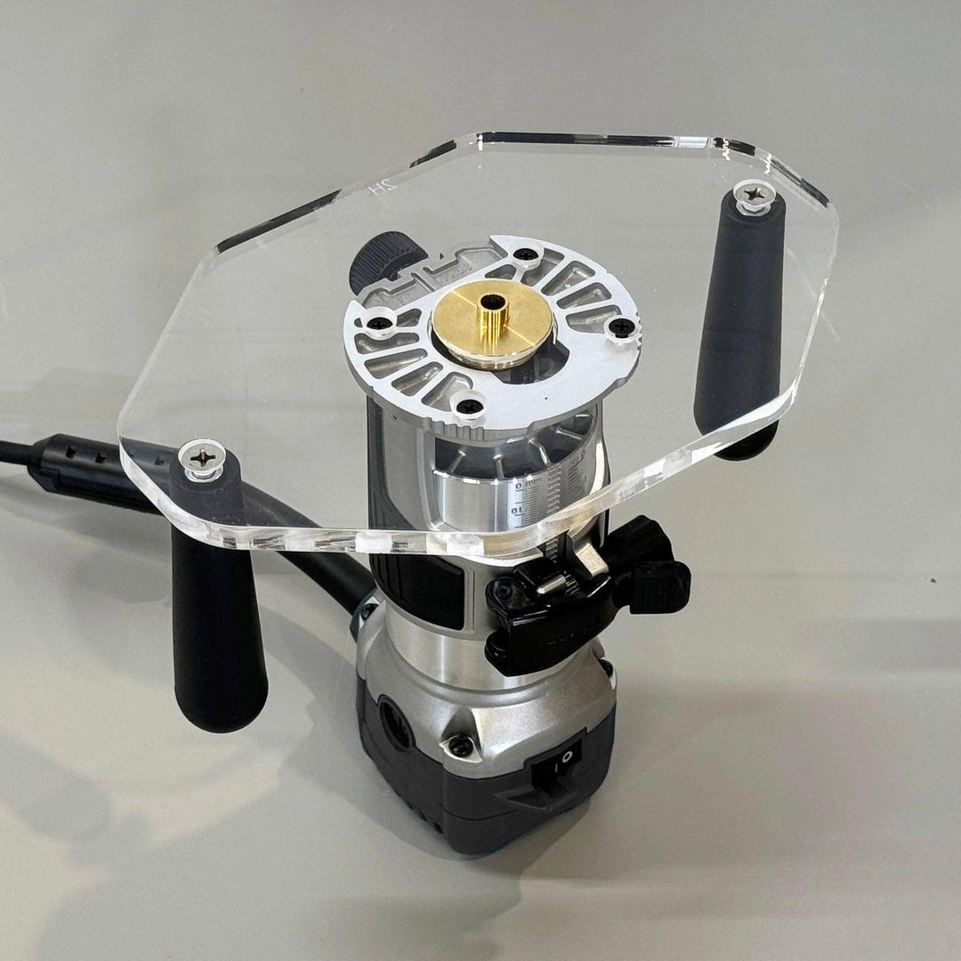 Avid Power (AERM104) Palm/trim Router Base Plate - Two Handle - Etsy