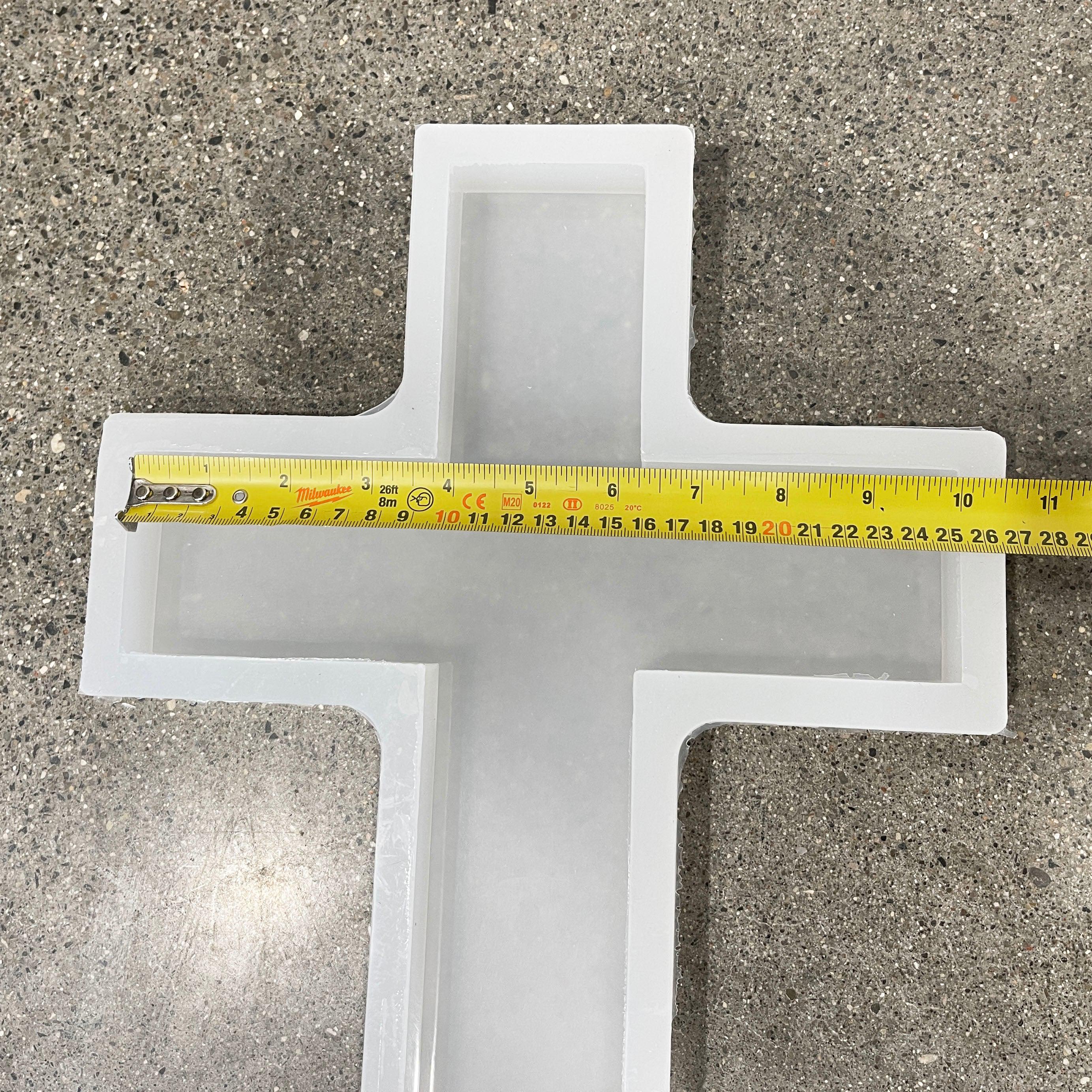 20x10x1" Cross Silicone Mold for Epoxy Resin - Large Cross Mold - Etsy