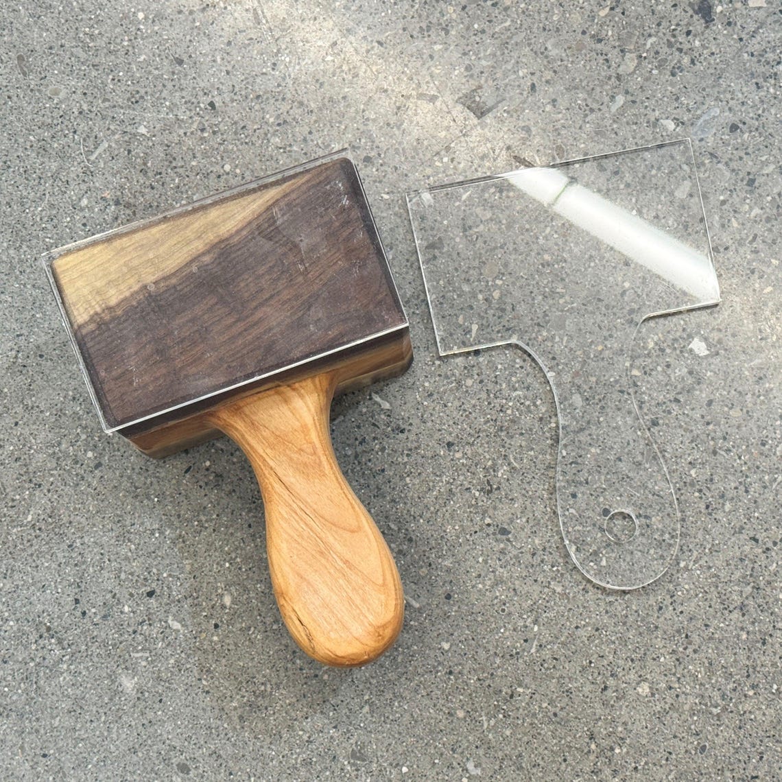 7.4x5.0" Stubby Wood Hammer / Mallet 2 Acrylic Router Template - Etsy