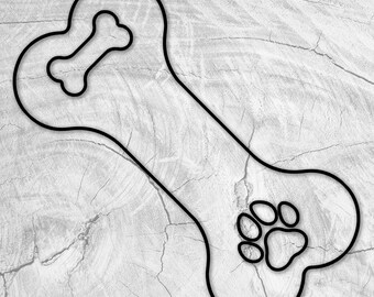 Dog Paw Template Router - Etsy