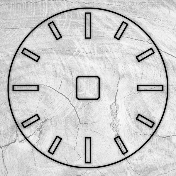 Acrylic Clock Face Stencils Etsy