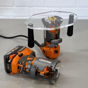 Ridgid (R2400/R2401/R24012/R860443B/R860444B) Palm/trim Router Base ...