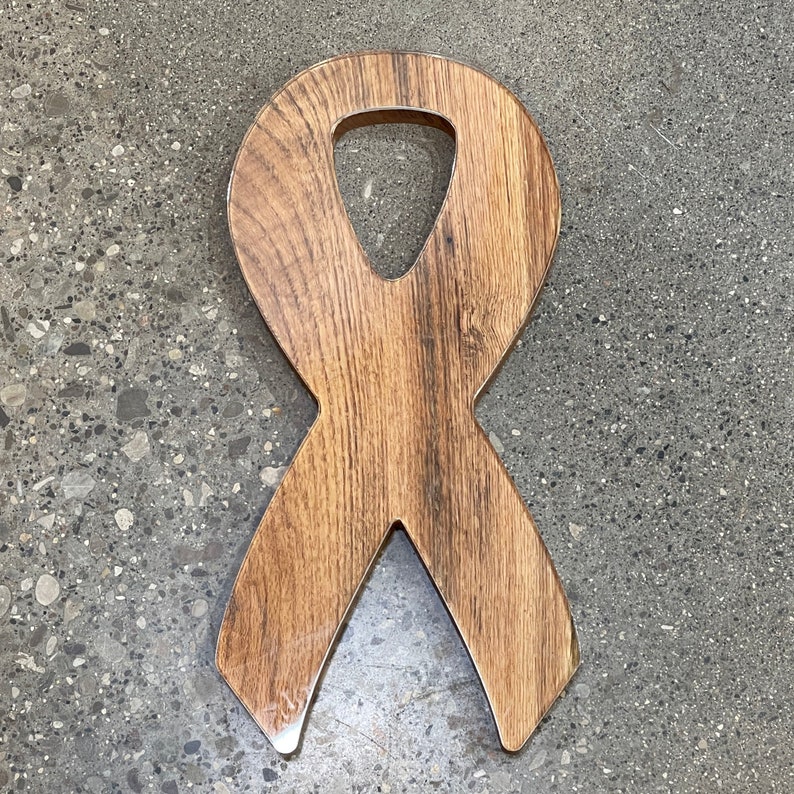 14x7 Awareness Ribbon Acrylic Router Template - Etsy