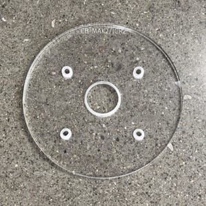 Thinkwork (PCR800W) Palm/trim Router Base Plate - 6" Round - Etsy