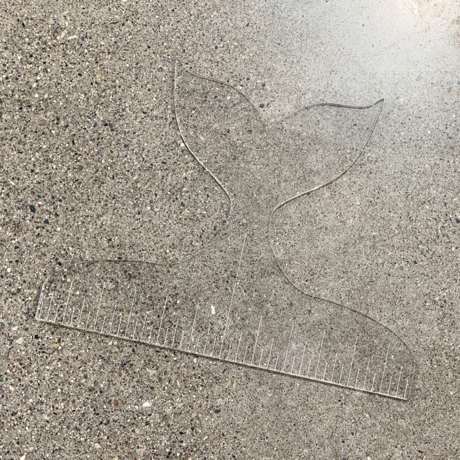 Mermaid Tail Handle Acrylic Router Template - Etsy