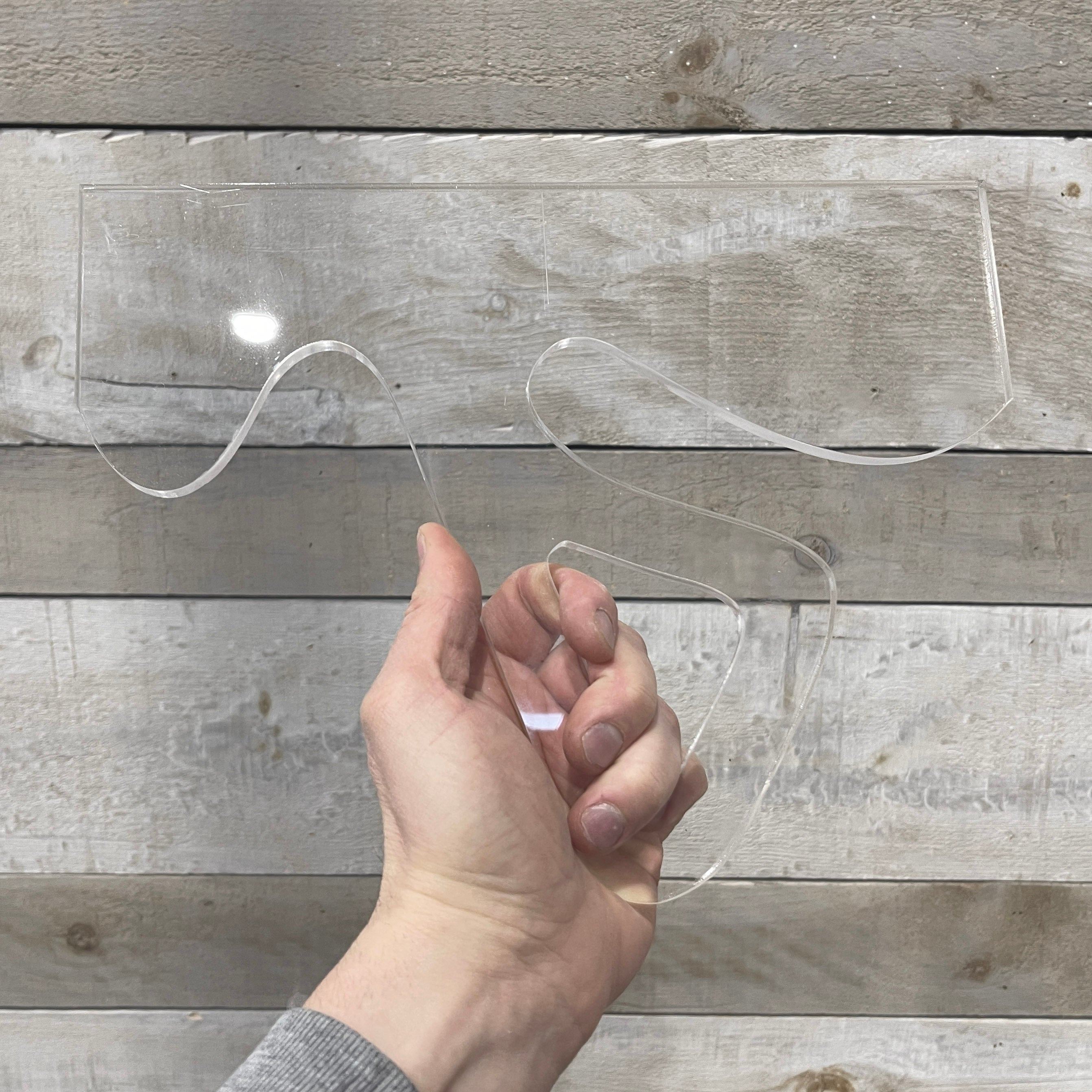 Organic Triangle Handle Acrylic Router Template - Etsy