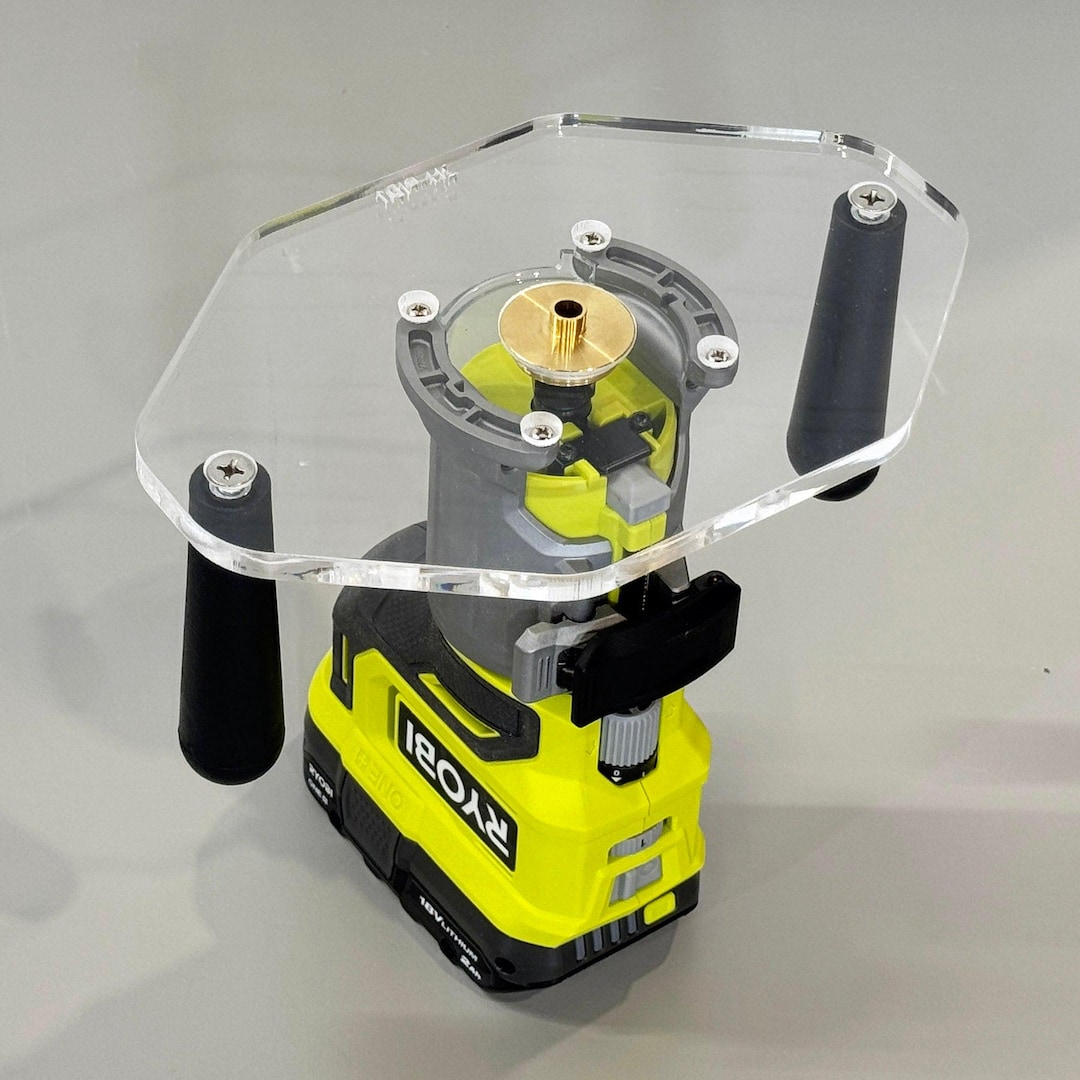 Ryobi One+ (P601/PCL424B) Palm/trim Router Base Plate - Two Handle - Etsy
