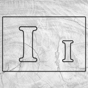 Dual 3" and 5" Letter Acrylic Router Template - Alphabet Inlay Template ...