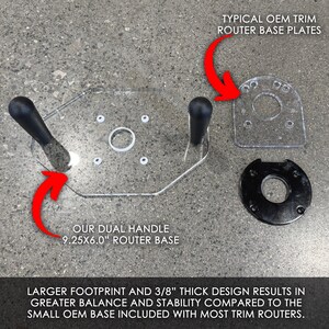 Porter Cable (PCE6435) Palm/trim Router Base Plate - Two Handle - Etsy