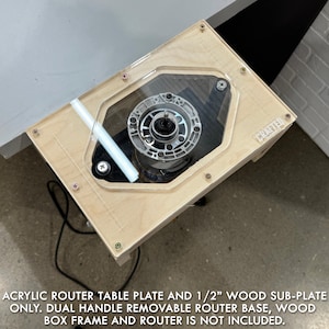 Swappable Palm/trim Router Table Plate for Dual Handle Router Base - Etsy
