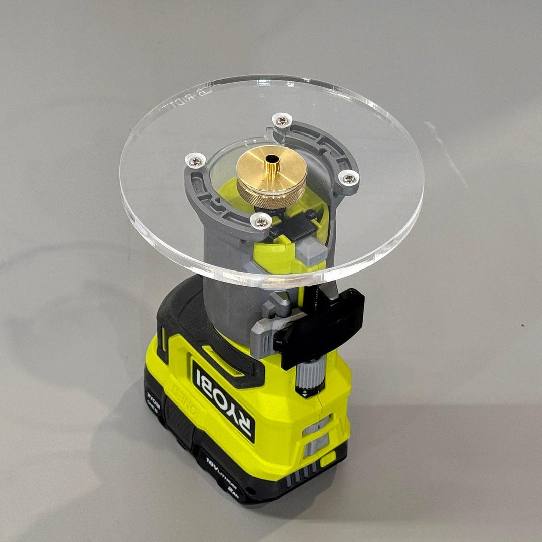 Ryobi One+ (P601/PCL424B) Palm/trim Router Base Plate - 6" Round - Etsy