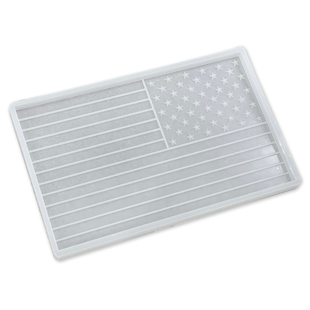 Resin Art Mold Large American Flag Mold 24x15x1 USA Flag Silicone Mold ...