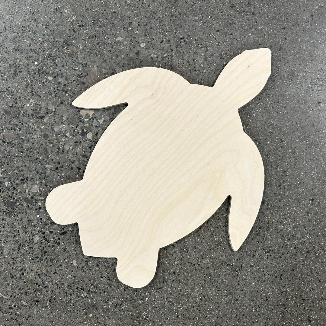 15x12 Sea Turtle Wood Shape Blank 1/2 Thick - Etsy