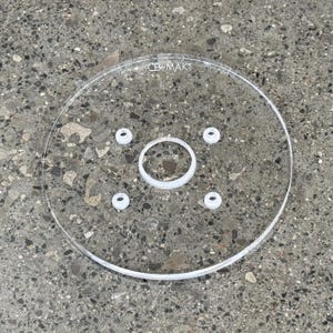 Makita (rt0701c/xtr01z/drt50zx4) Palm/trim Router Base Plate - 6" Round ...