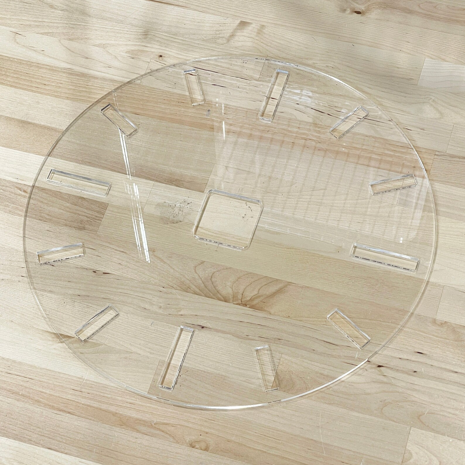 16 Circle Clock Dials Style 2 Acrylic Router Template - Etsy