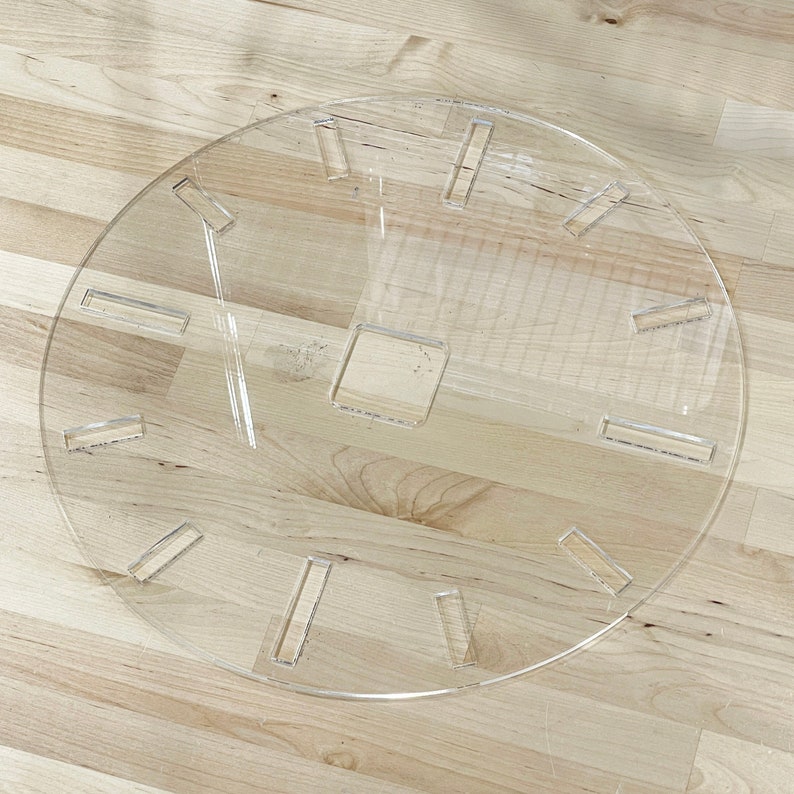 16 Circle Clock Dials Style 2 Acrylic Router Template - Etsy
