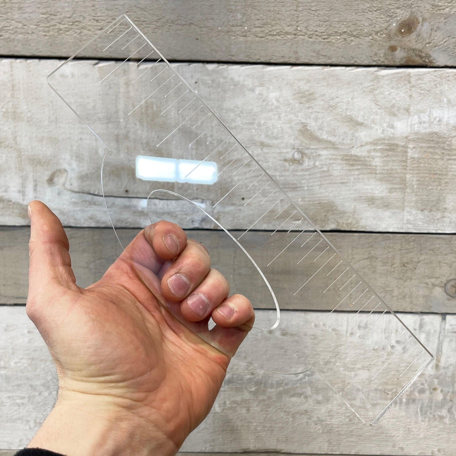 Oval Grip Handle Acrylic Router Template - Etsy