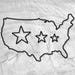16x10.4" USA + Star Inlay Acrylic Router Template - Etsy
