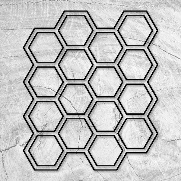 Hexagon Router Template - Etsy